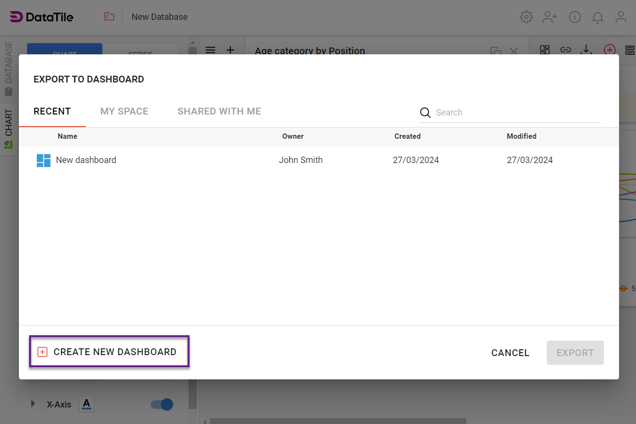 Beginners Guide: create your first dashboard
